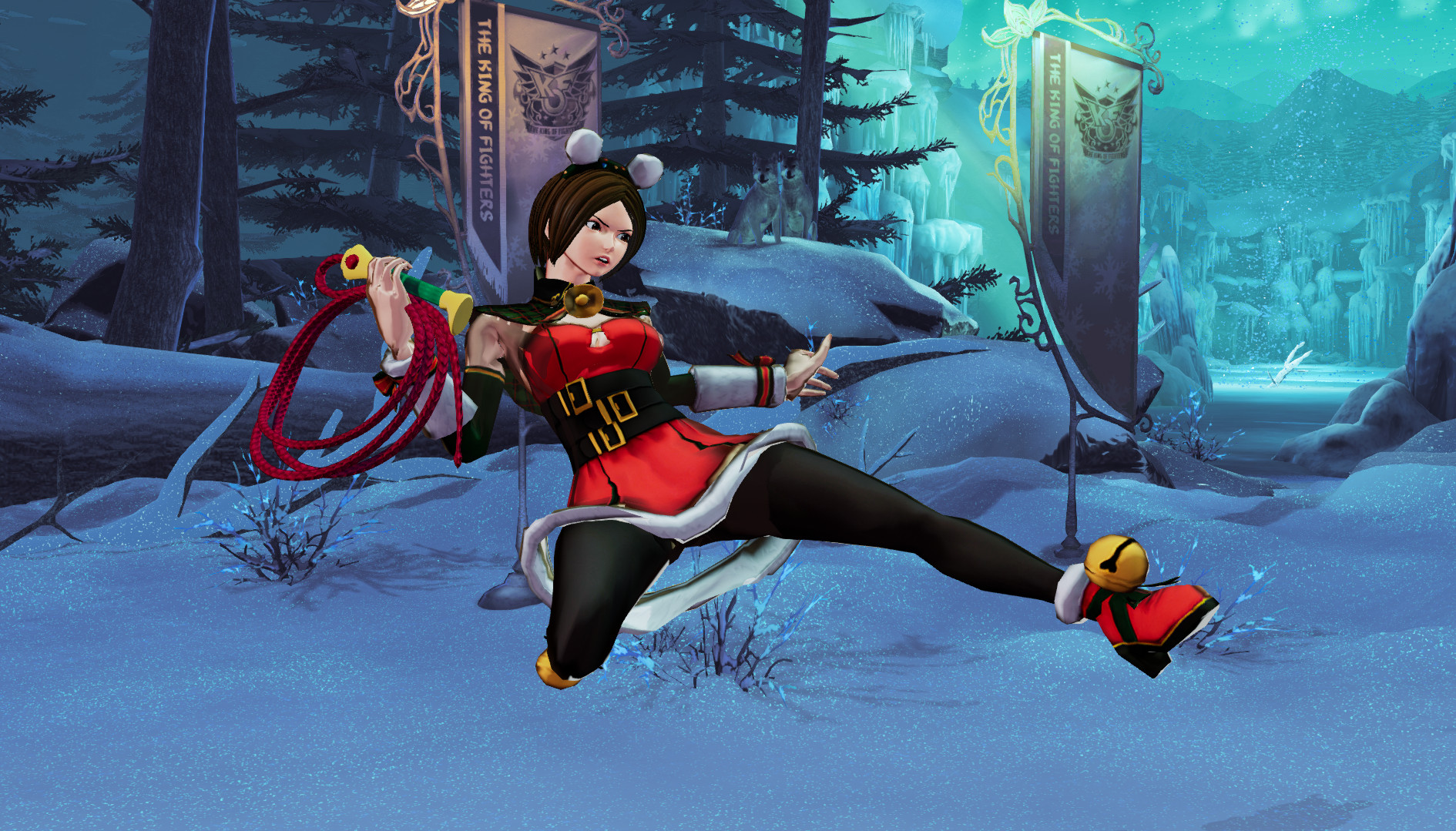 Winter Holiday Whip Mod for The King of Fighters XV | KoFXV Mods