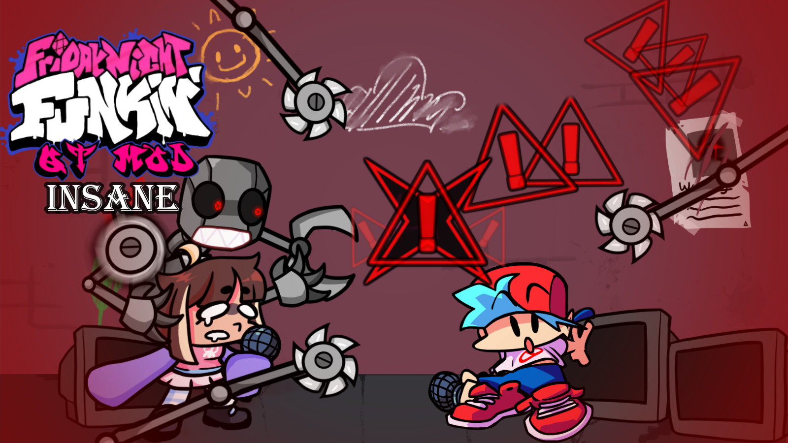 QT Insane (really) Mod for Friday Night Funkin' | FNF Mods