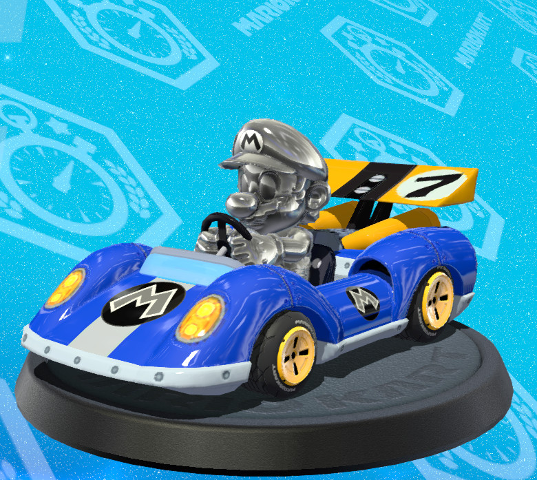 Blue Seven (Custom Kart) [Mario Kart 8 Deluxe] [Mods]