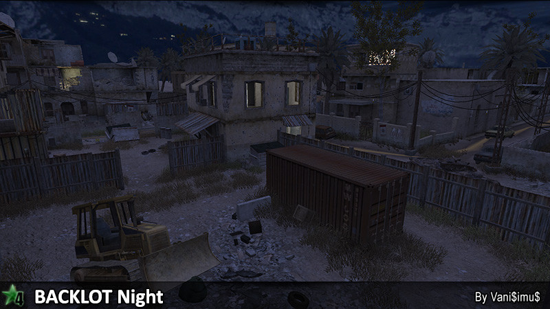 mp_backlot_night Mod for Call of Duty 4: Modern Warfare | CoD4 Mods