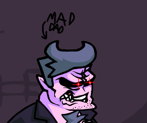 Angry Daddy Dearest Mod for Friday Night Funkin' | FNF Mods