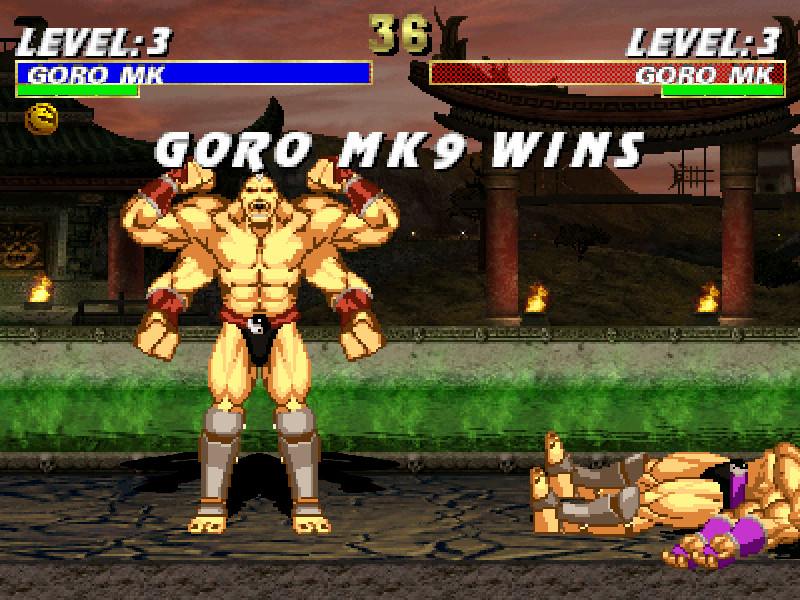 Goro MK9 in cartoon style Mod for M.U.G.E.N | MUGEN Mods