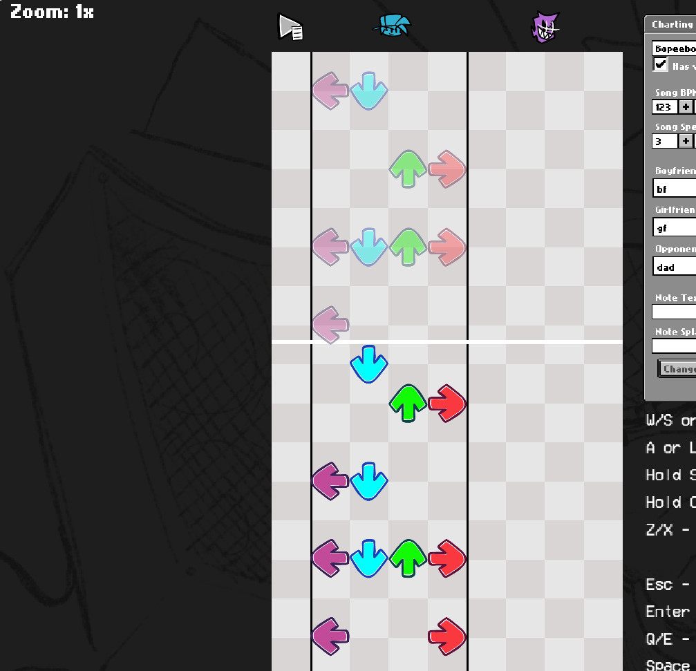 Bopeebo erect mania chart Mod for Friday Night Funkin' | FNF Mods
