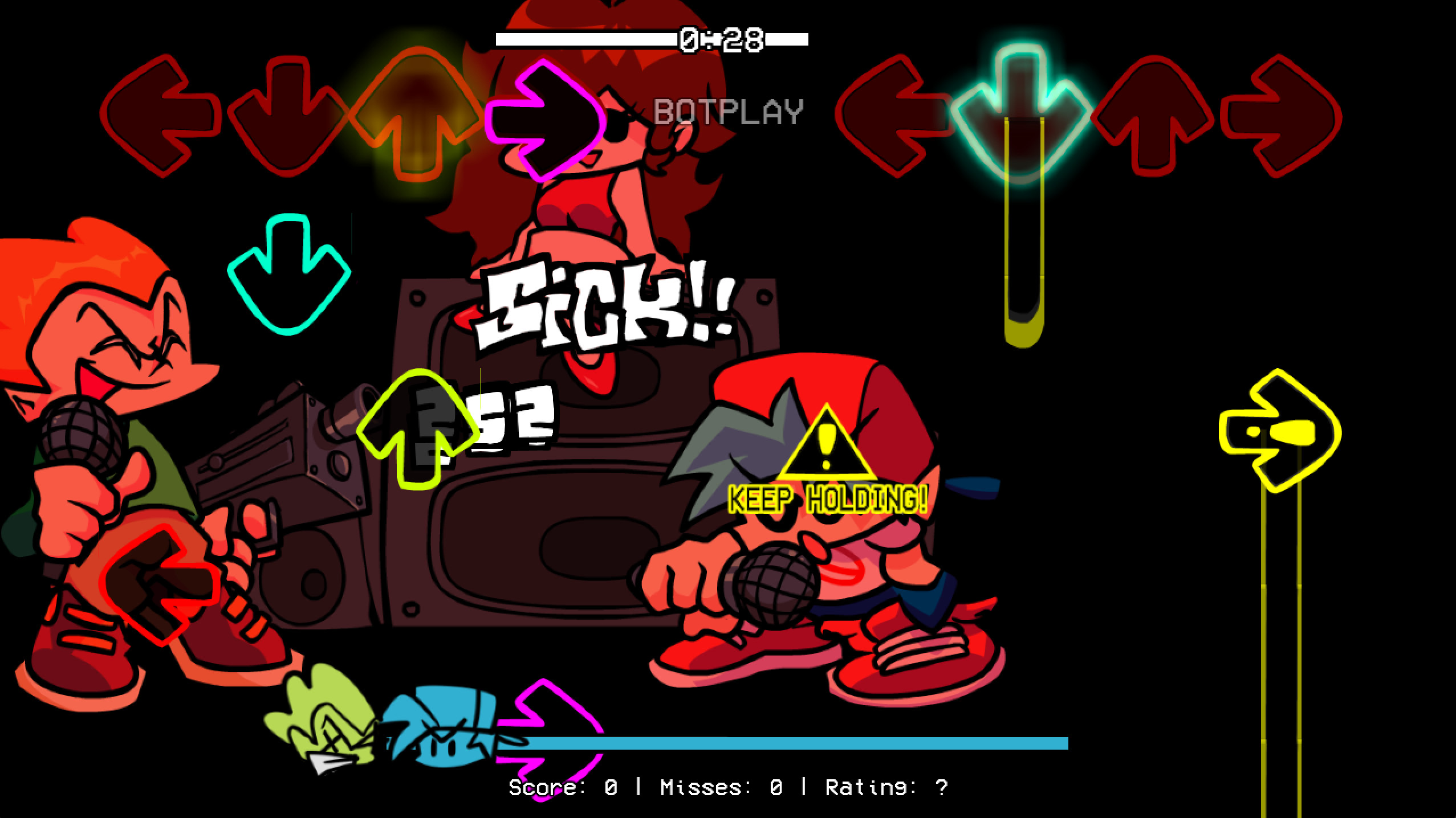 DANGER NOTES (For Psych Engine) Mod for Friday Night Funkin' | FNF Mods