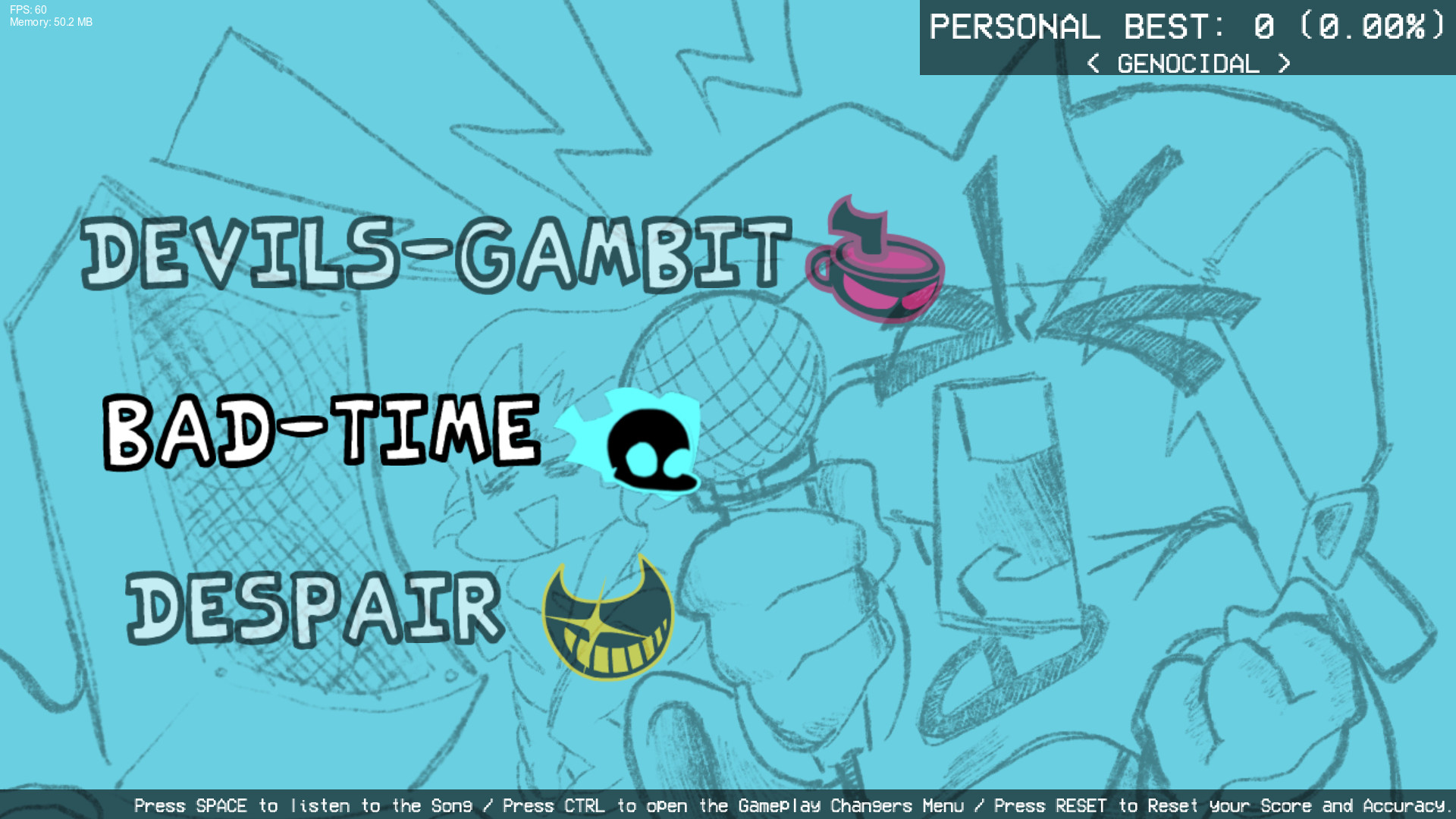 indie cross nightmare songs on psych engine Mod for Friday Night Funkin ...