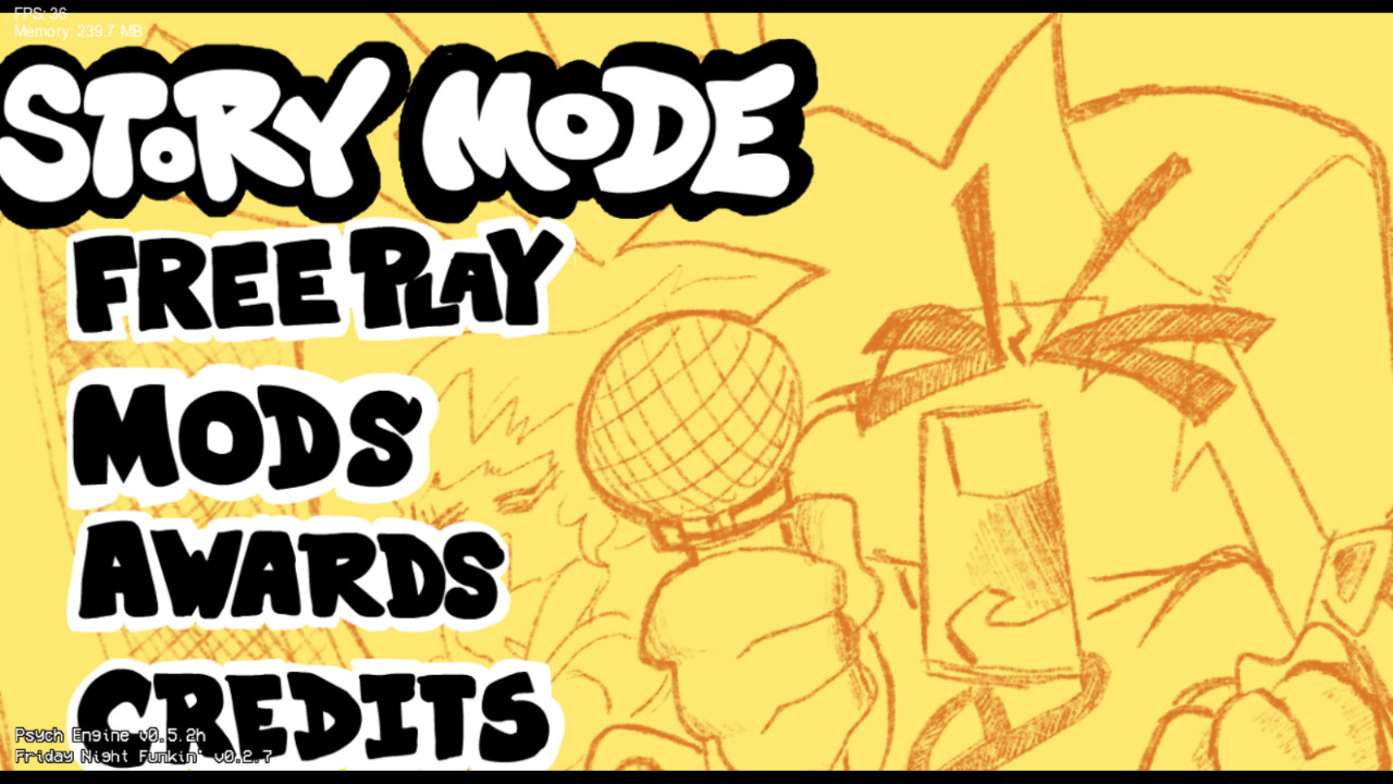 FNF Custom Menu Layout (NO SOURCE) [FIXED] [Friday Night Funkin'] [Mods]