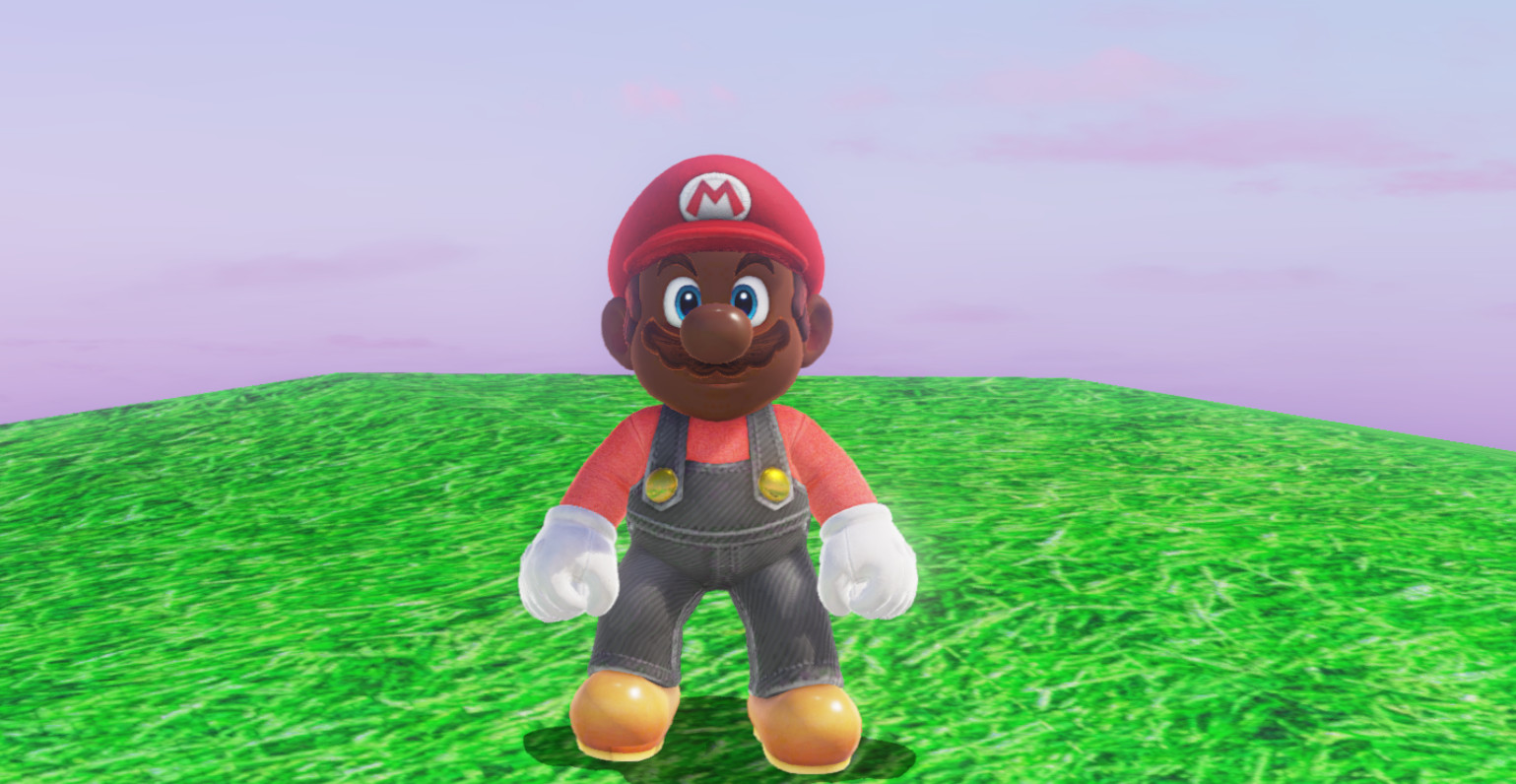 Black Mario Mod for Super Mario Odyssey | SMO Mods