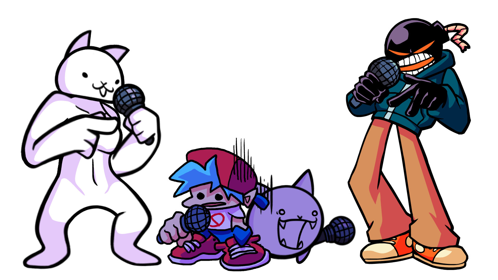 Friday night funkin vs. Whitty But Battle cats. Mod for Friday Night Funkin' | FNF Mods