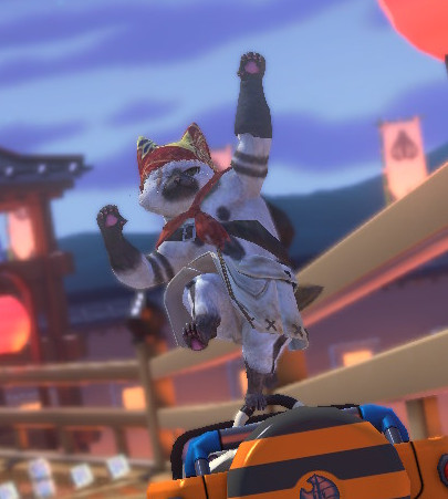 Meowscular Chef from Monster Hunter World Mod for Mario Kart 8 Deluxe ...