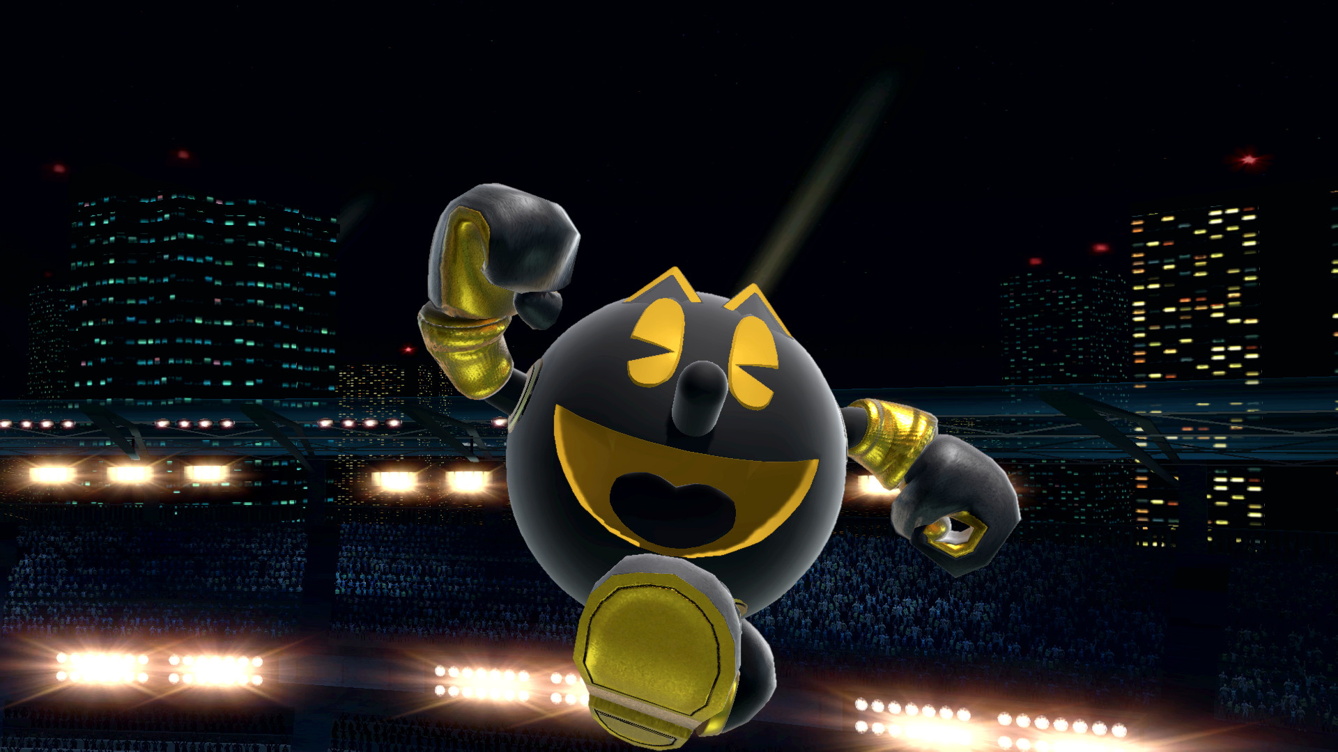 Black and Gold Pac-Man Mod for Super Smash Bros. Ultimate | SSBU Mods