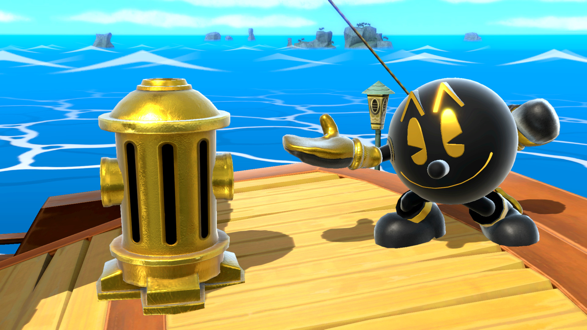 Black and Gold Pac-Man Mod for Super Smash Bros. Ultimate | SSBU Mods