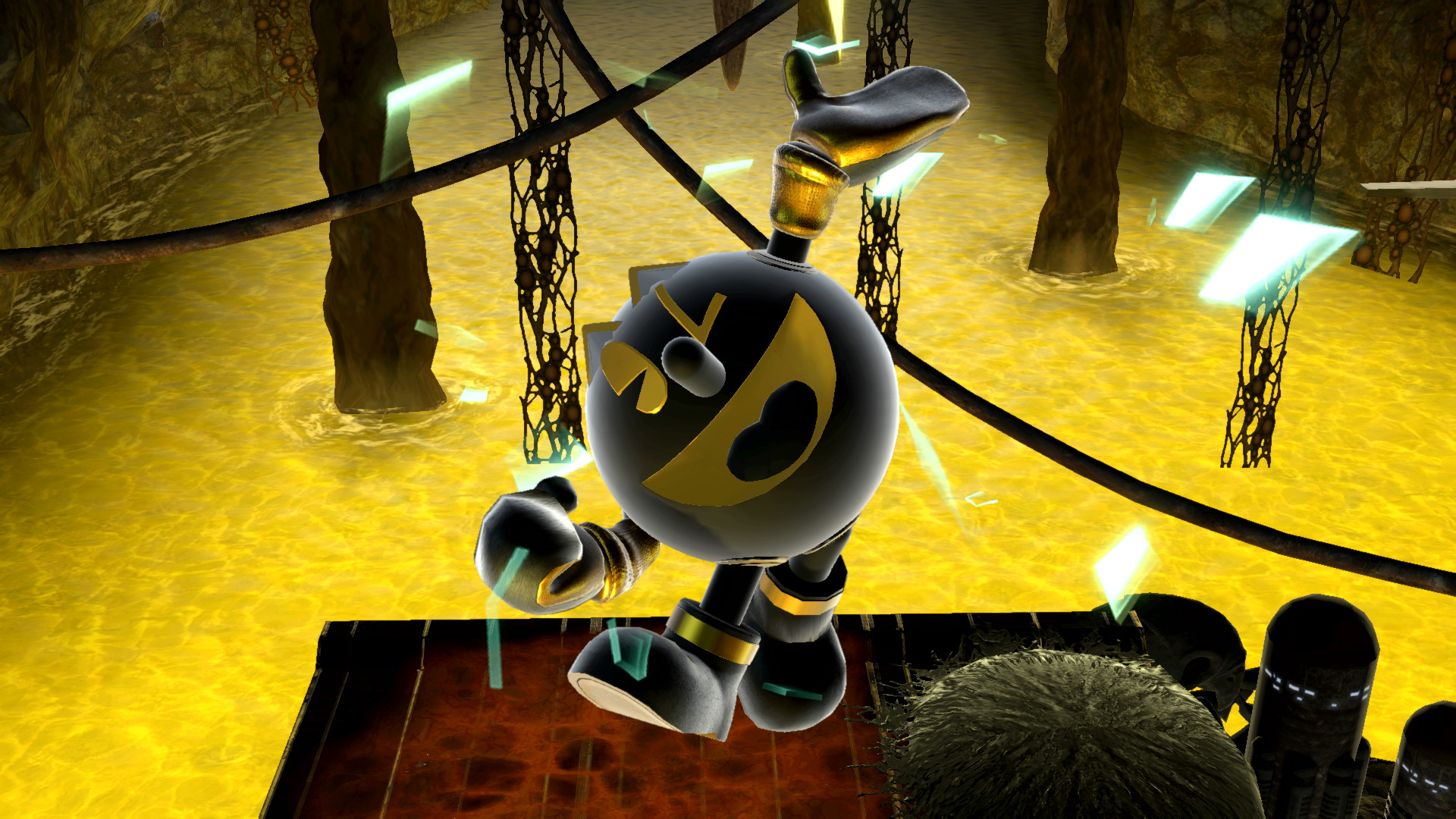 Black and Gold Pac-Man Mod for Super Smash Bros. Ultimate | SSBU Mods