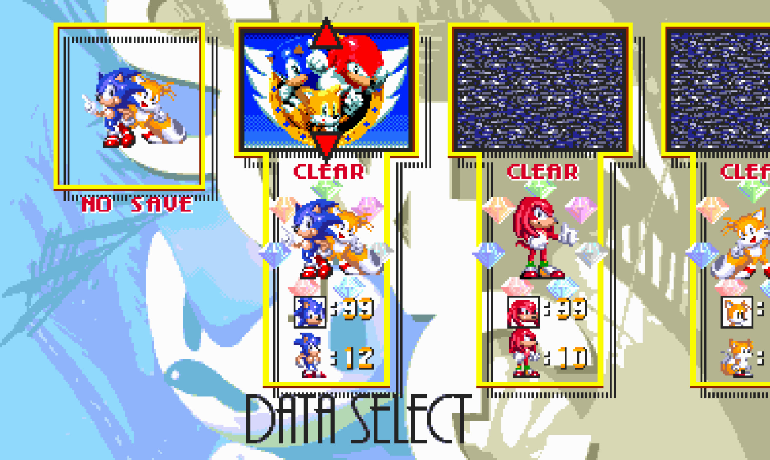 "Data Select" Text Personalizer Mod for Sonic 3 A.I.R. | S3AIR Mods