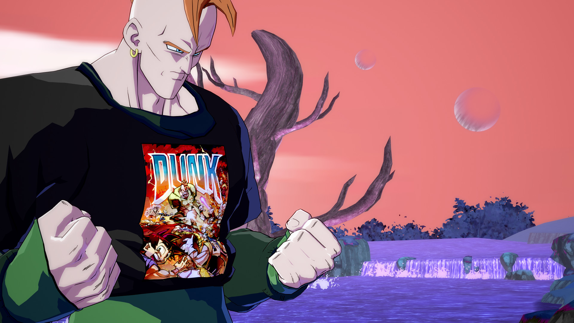DUNK T-Shirt Android 16 Mod for Dragon Ball FighterZ | DB:FZ Mods