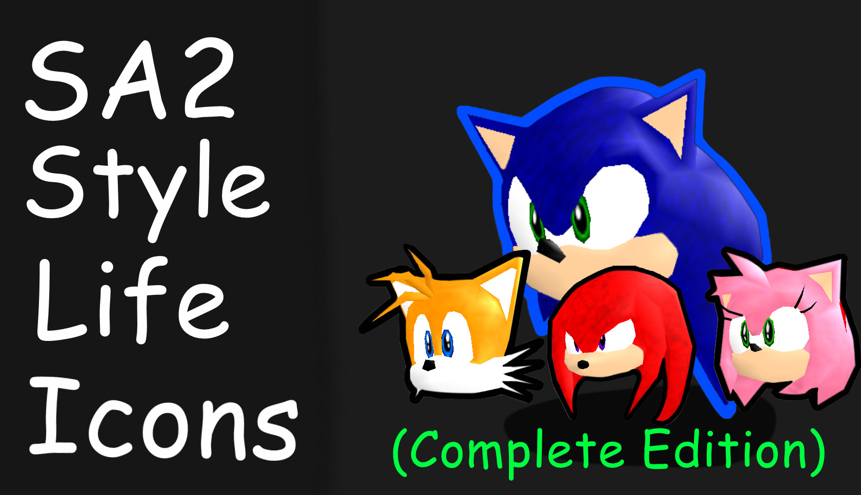 SA2 Style Life Icons Mod for Sonic Adventure DX | SADX Mods