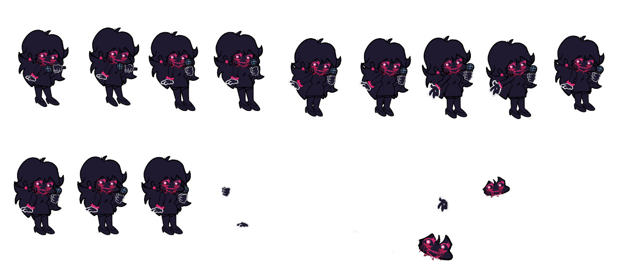 Corrupted Girlfriend Skin Mod for Friday Night Funkin' | FNF Mods