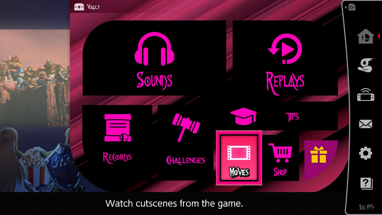 Dark Transparent Menu (Omega Mode) Mod for Super Smash Bros. Ultimate ...