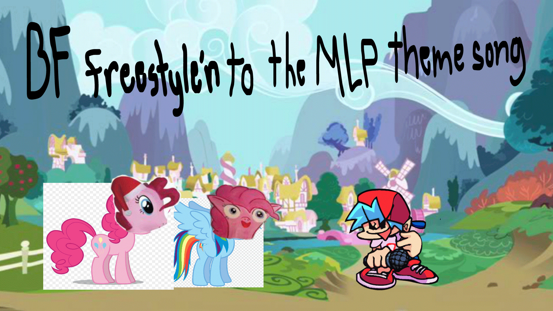 Bf freestyle'n to MLP [Friday Night Funkin'] [Mods]