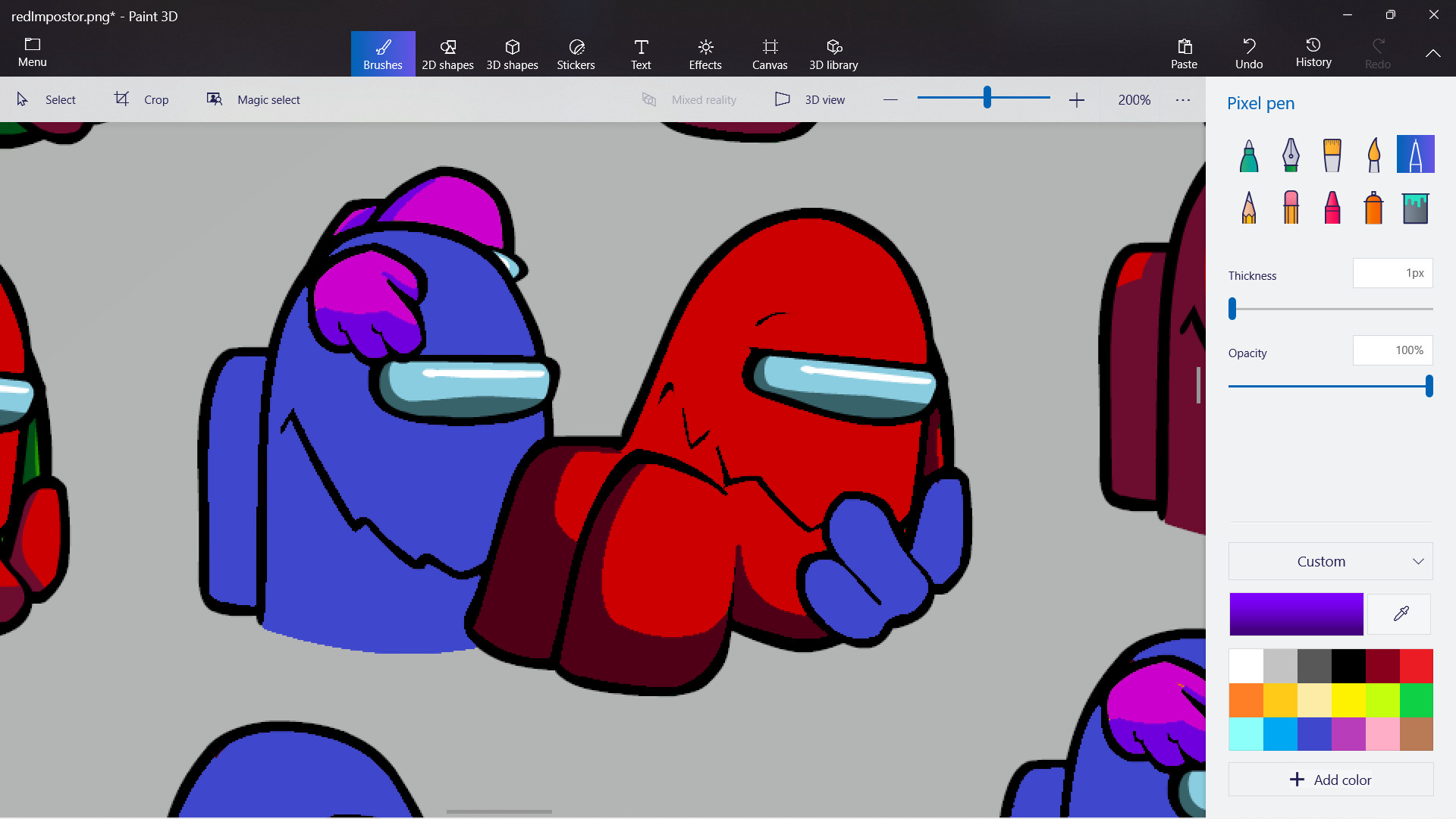 Blue Impostor (Impostors Recolored Old Page) Mod for Friday Night ...
