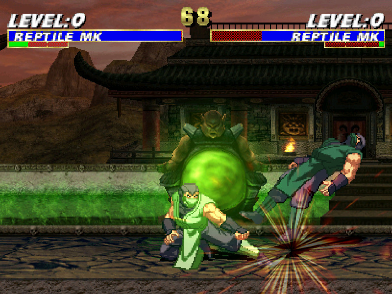 Reptile MK1 cartoon style Mod for M.U.G.E.N | MUGEN Mods