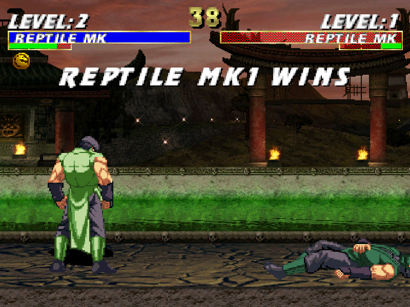 Reptile MK1 cartoon style Mod for M.U.G.E.N | MUGEN Mods