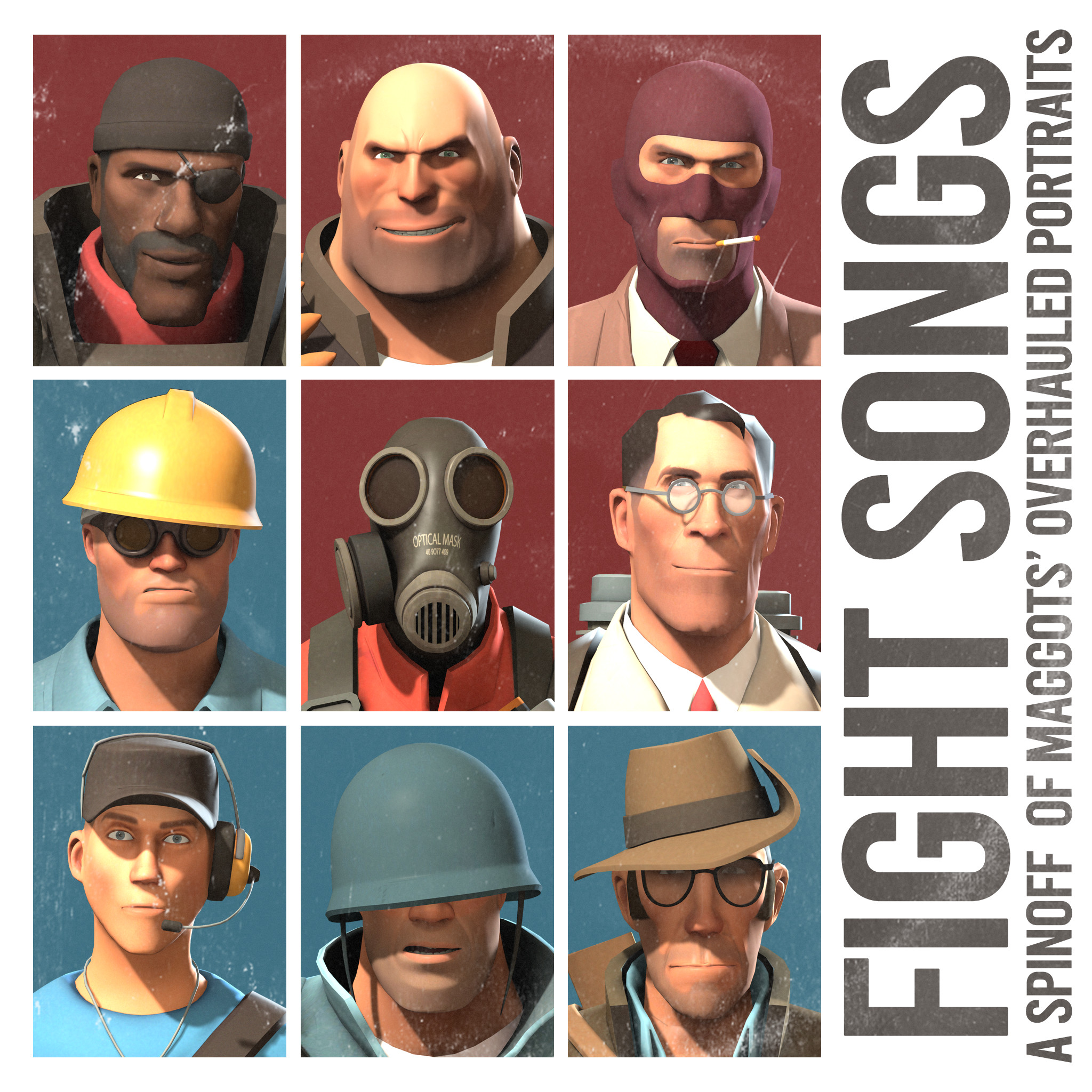 Maggots' Overhauled Portraits: Fight Songs Mod for Team Fortress 2 ...