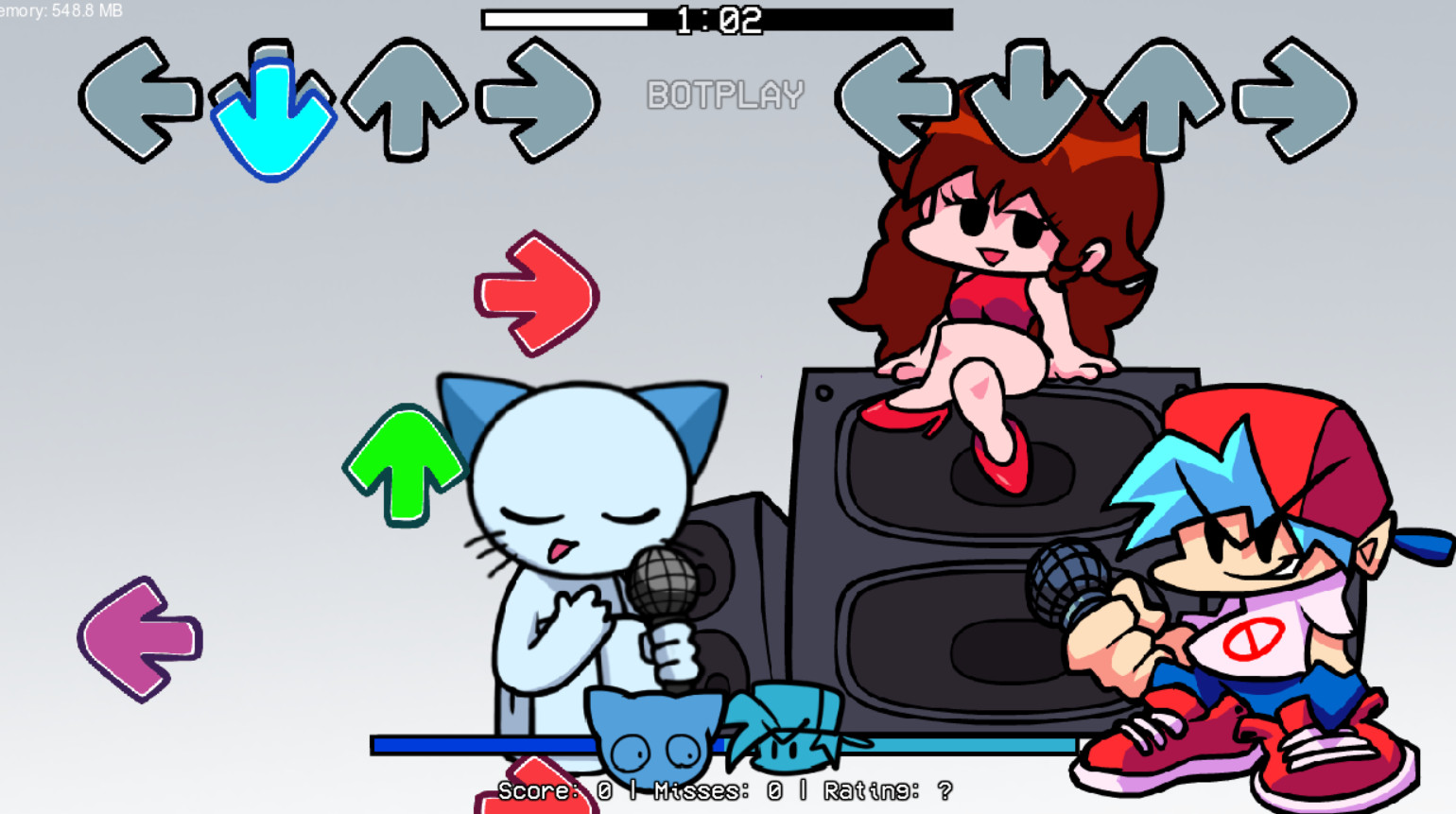 FNF vs blue cat feat.teach the cat Mod for Friday Night Funkin' | FNF Mods