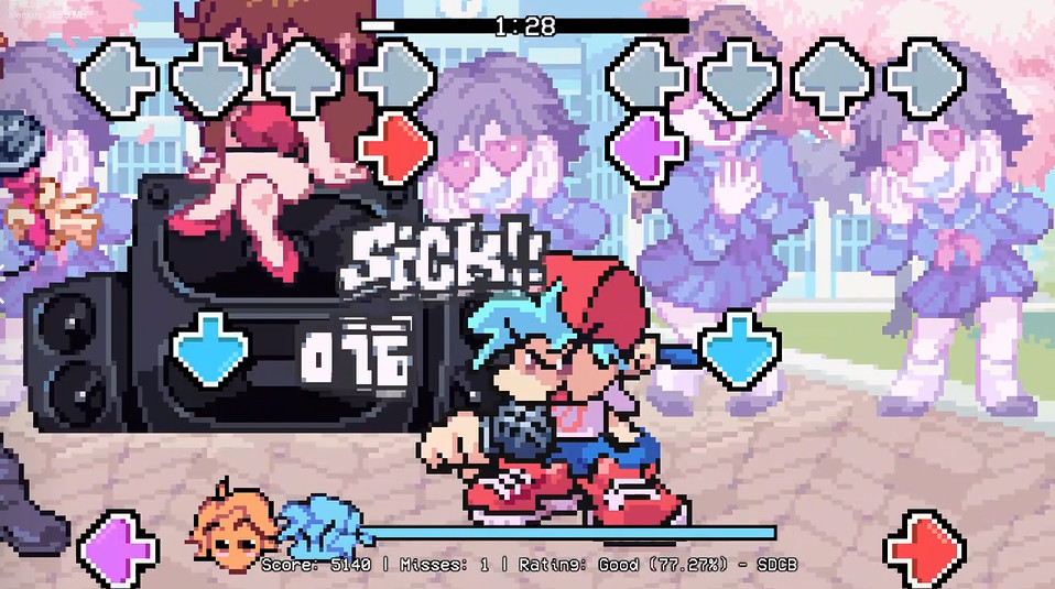 Remastered pixel BF Sprites Mod for Friday Night Funkin' | FNF Mods