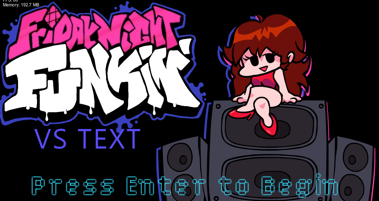 FNF Vs TEXT (BETA) Mod for Friday Night Funkin' | FNF Mods