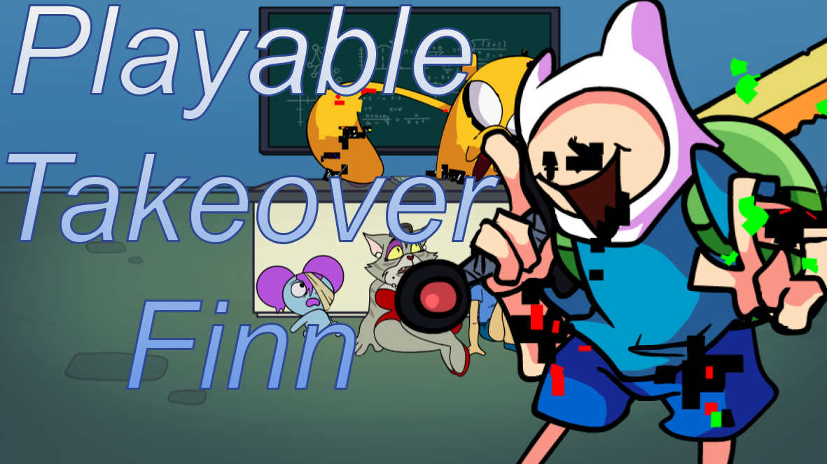Playable CN Takeover Finn [Friday Night Funkin'] [Mods]