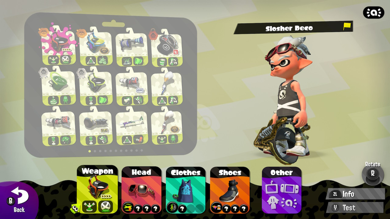 Gear Recolor [Splatoon 2] [Mods]