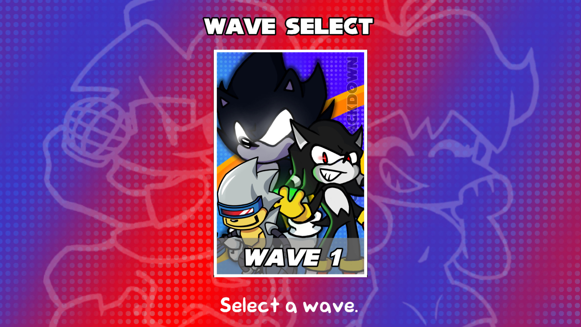 FNF: SUPER SONIC SMACKDOWN (WAVE 1) Mod for Friday Night Funkin' | FNF Mods