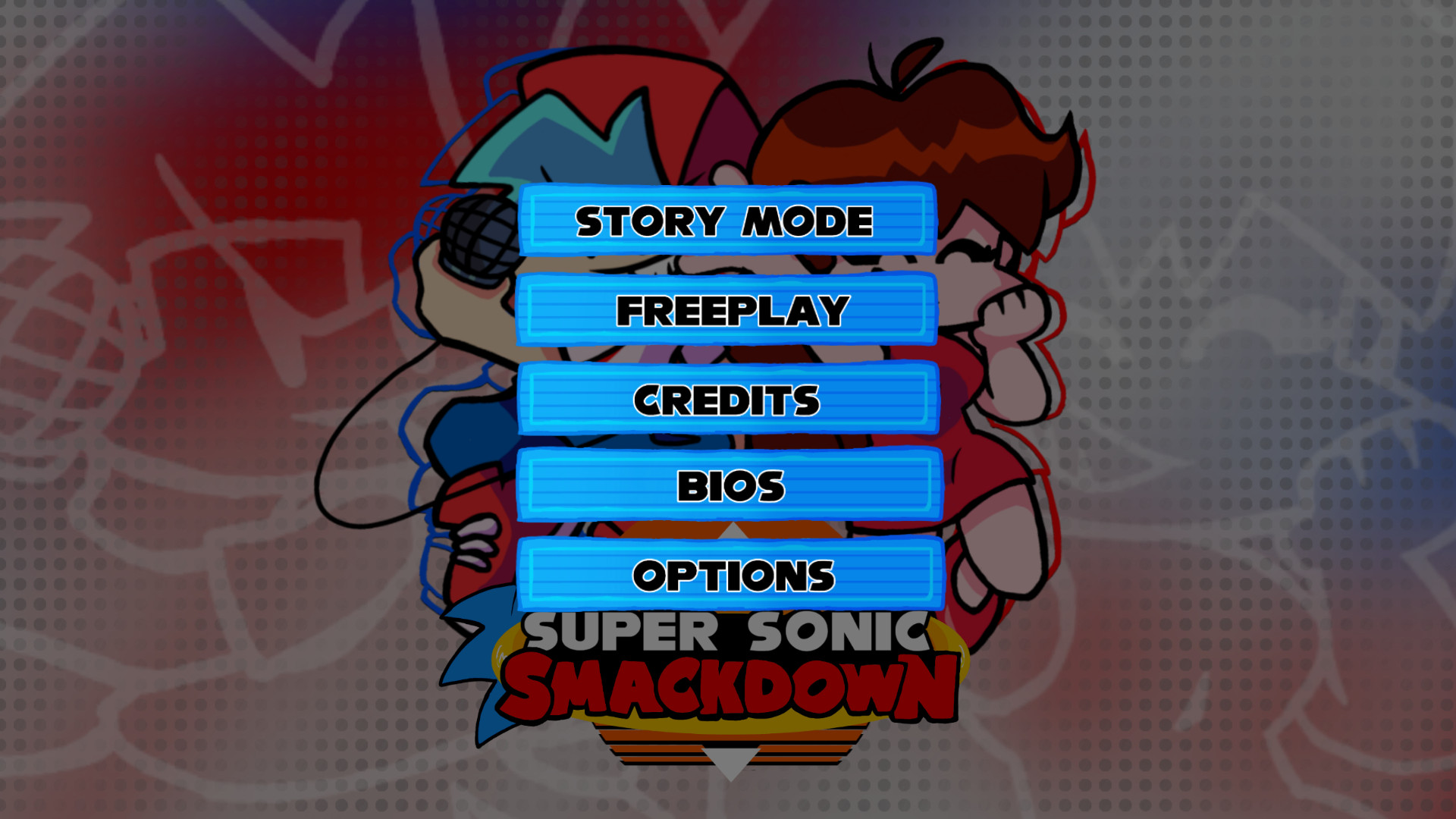 FNF: SUPER SONIC SMACKDOWN (WAVE 1) Mod for Friday Night Funkin' | FNF Mods