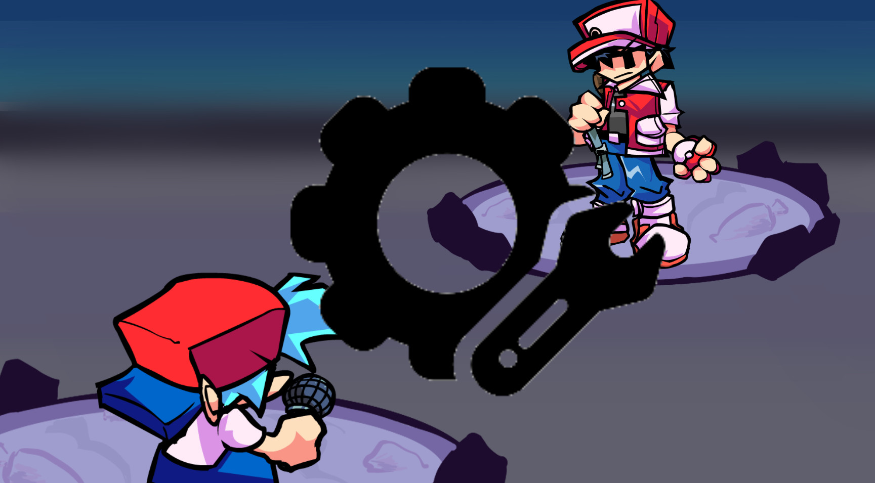 Pokemon Master Rechart | FNF Red Version Mod for Friday Night Funkin ...