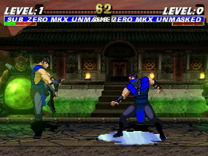 Sub-Zero MKX Unmasked cartoon style Mod for M.U.G.E.N | MUGEN Mods