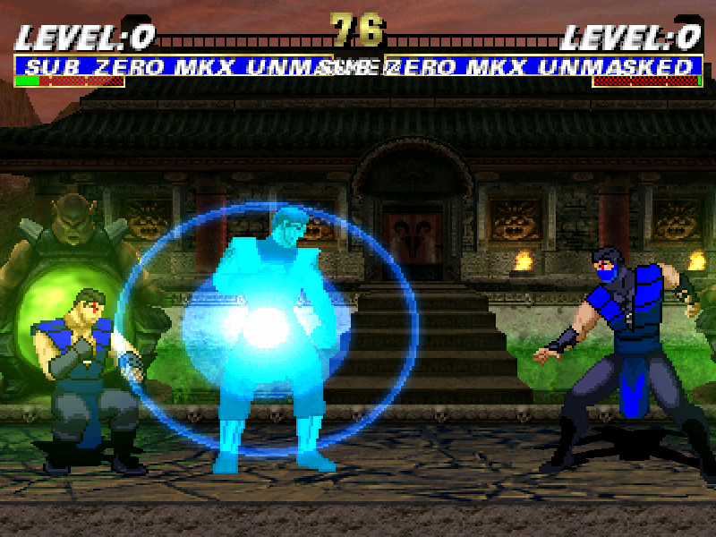 Sub-Zero MKX Unmasked cartoon style Mod for M.U.G.E.N | MUGEN Mods
