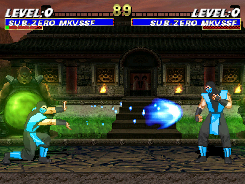 Sub-Zero MKvsSF cartoon style [M.U.G.E.N] [Mods]