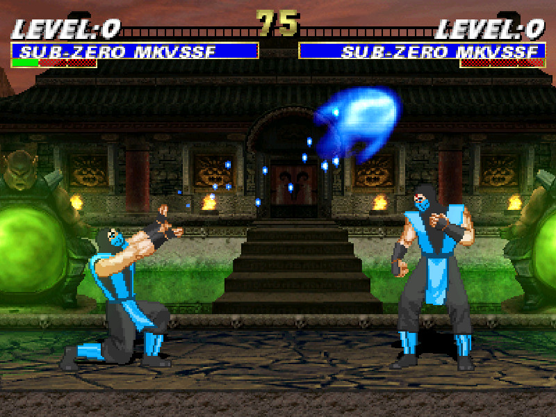 Sub-Zero MKvsSF cartoon style [M.U.G.E.N] [Mods]