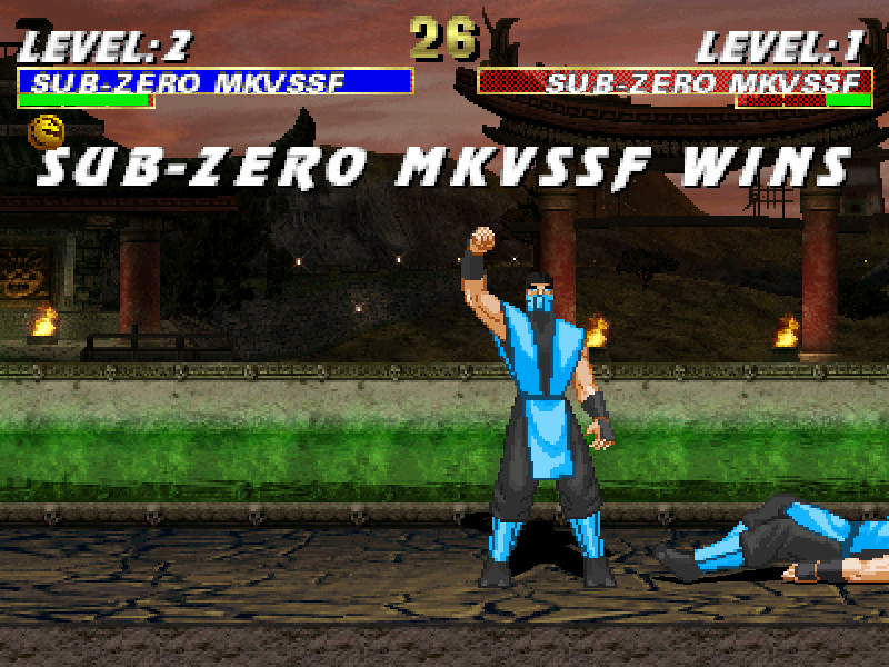 Sub-Zero MKvsSF cartoon style [M.U.G.E.N] [Mods]