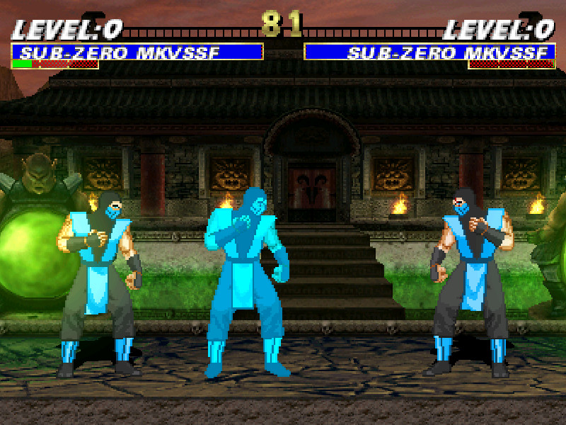 Sub-Zero MKvsSF cartoon style [M.U.G.E.N] [Mods]