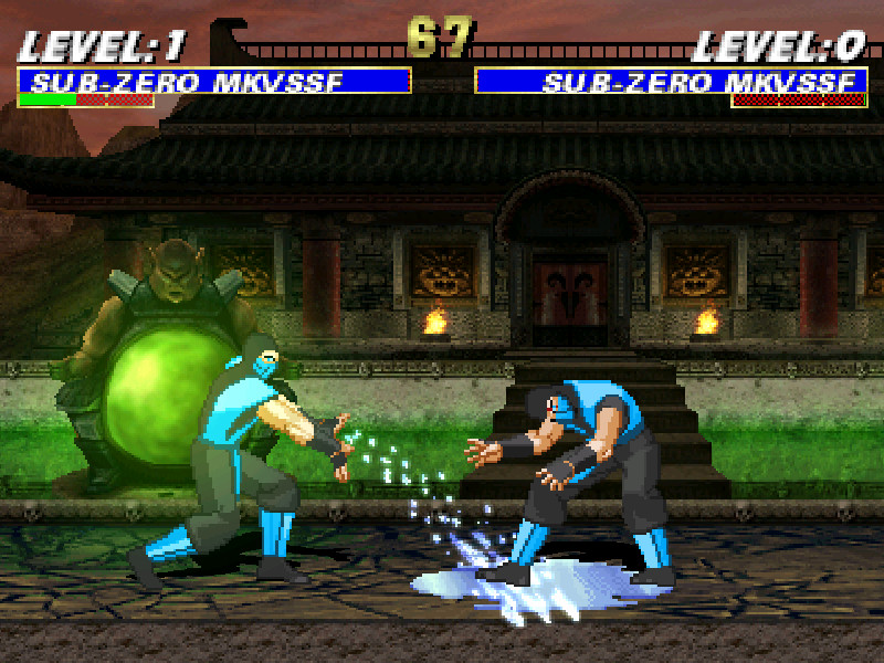 Sub-Zero MKvsSF cartoon style [M.U.G.E.N] [Mods]