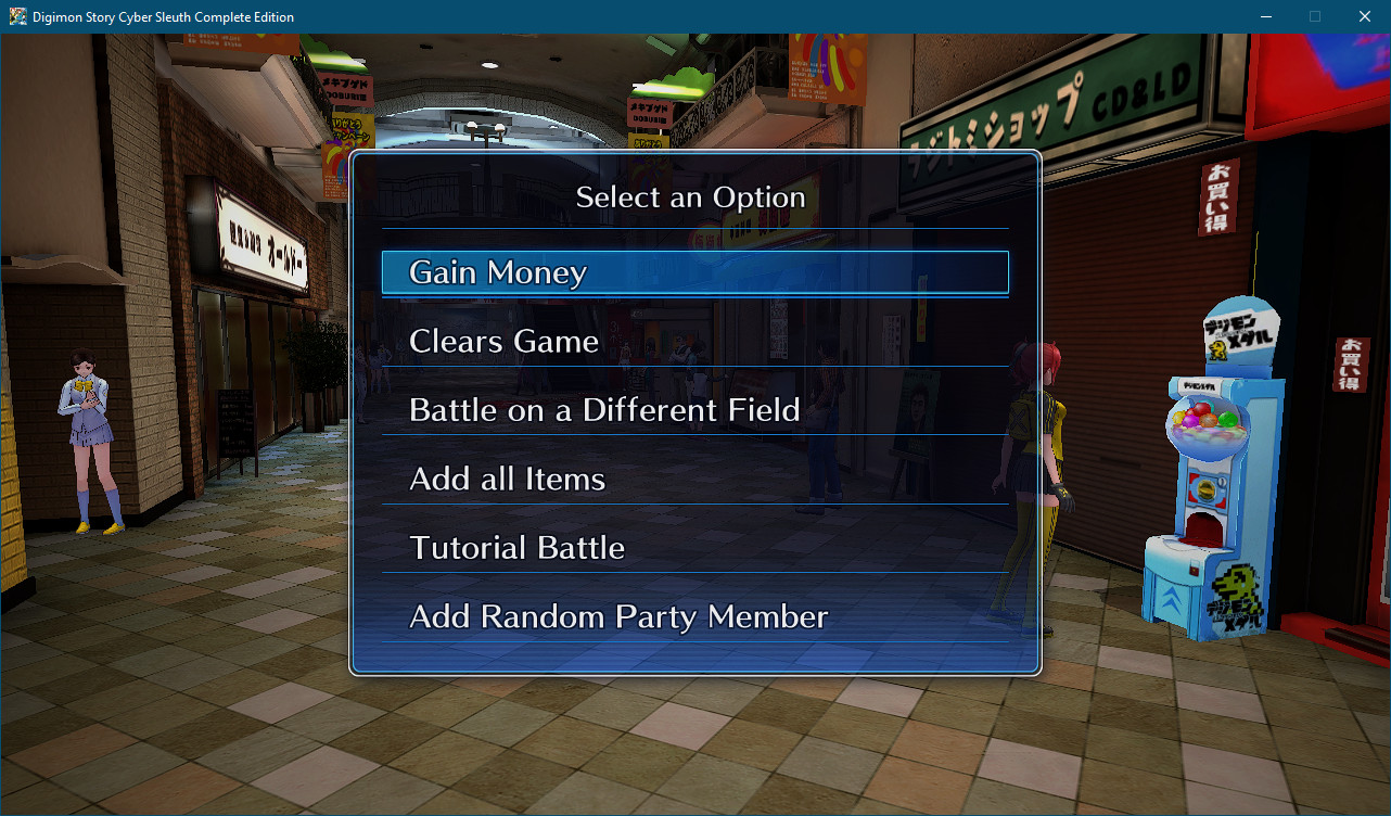 God Gacha Machine Mod for Digimon Story Cyber Sleuth: Complete Edition ...