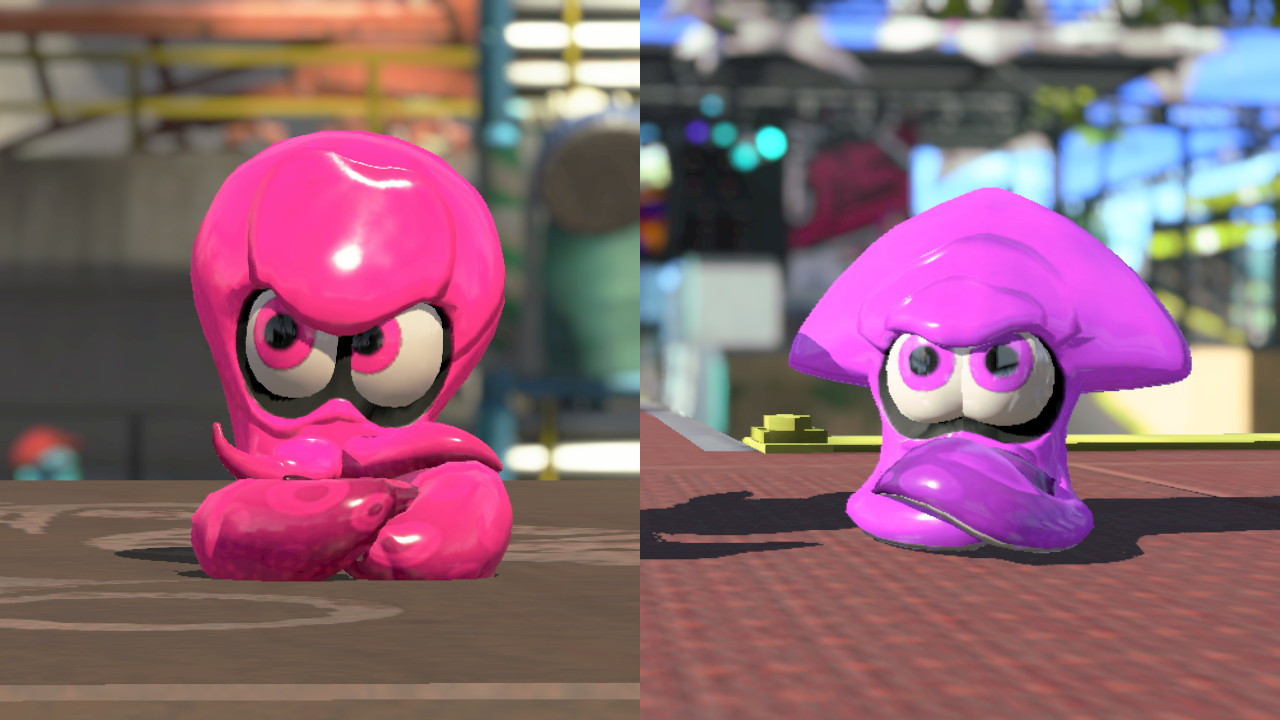 Teamcolor Squid/Octo Eyes [Splatoon 2] [Mods]