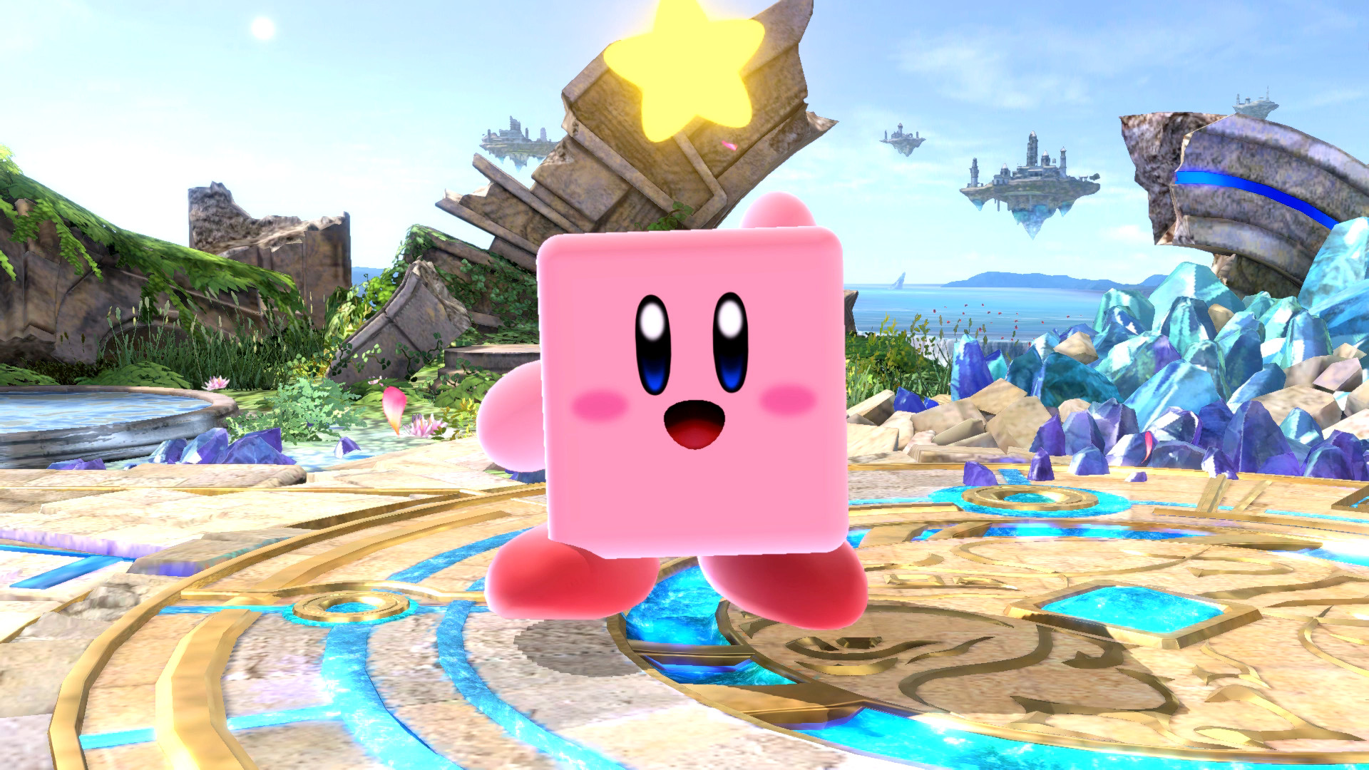 Square Kirby Mod for Super Smash Bros. Ultimate | SSBU Mods
