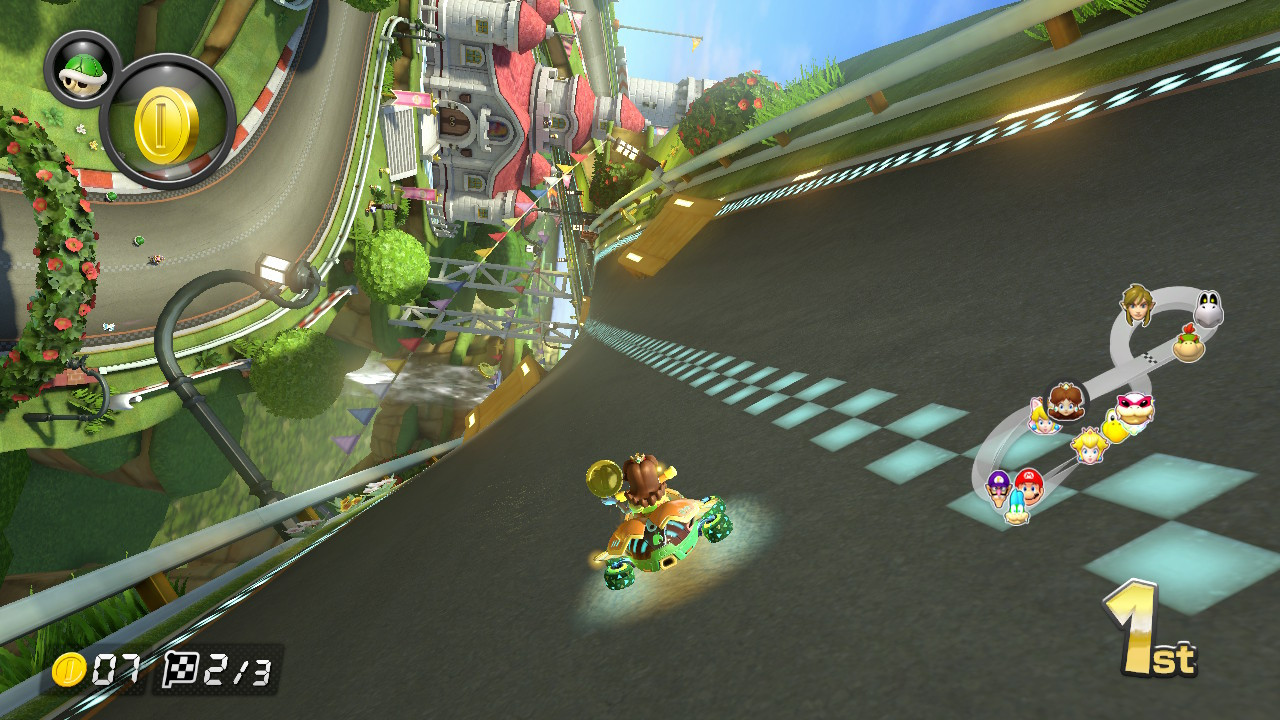 Daisy - Tan Skin, Brown Hair Mod for Mario Kart 8 Deluxe | MK8D Mods
