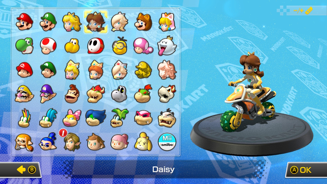 Daisy - Tan Skin, Brown Hair Mod for Mario Kart 8 Deluxe | MK8D Mods