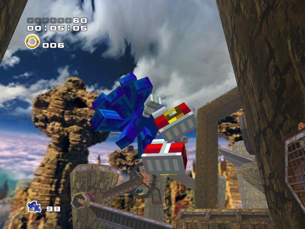 Minecraft Sonic Mod for Sonic Adventure 2 | SA2 Mods