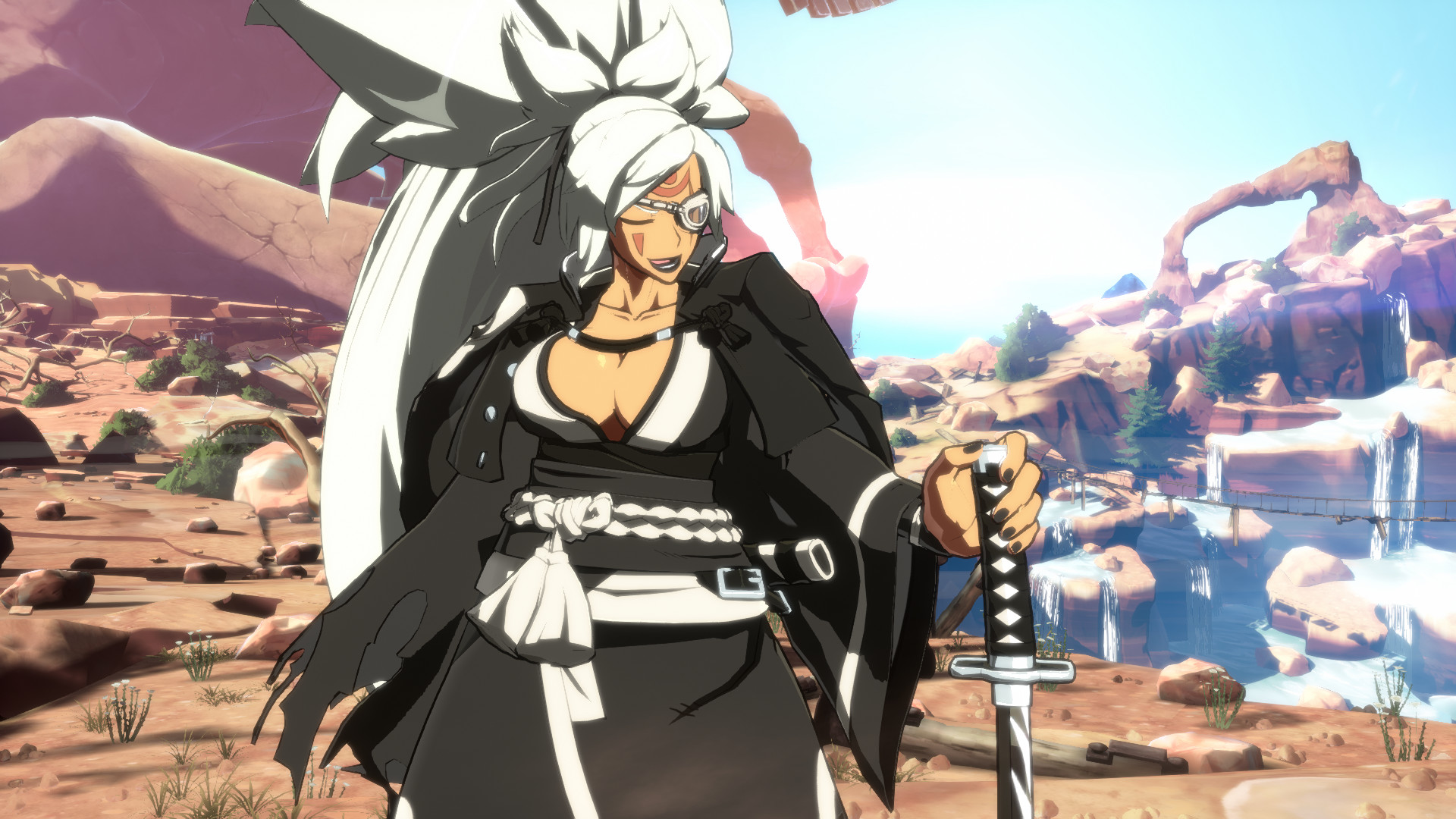 Monochrome Baiken Mod for GUILTY GEAR -STRIVE- | GGST Mods