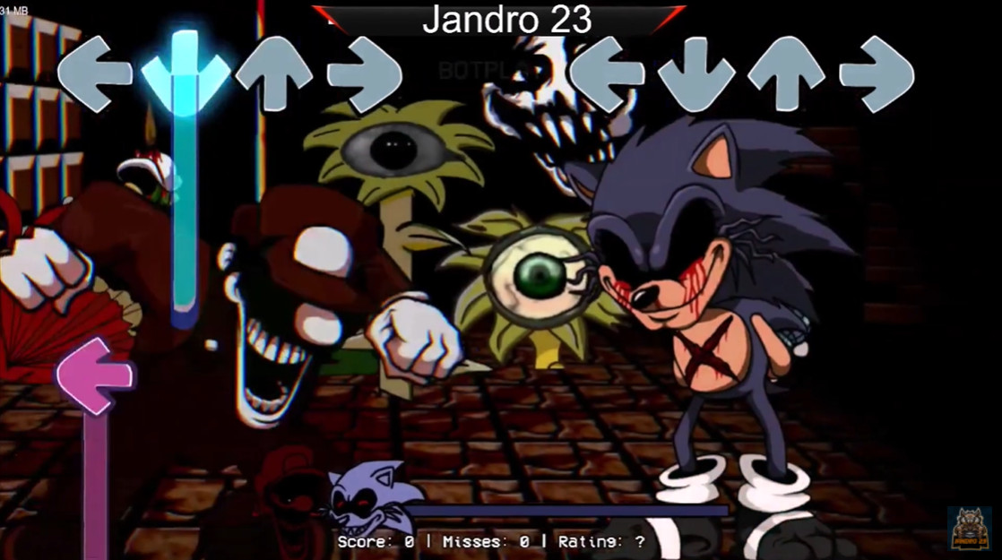 MX VS LORD X (Power Down x Fate) Mod for Friday Night Funkin' | FNF Mods