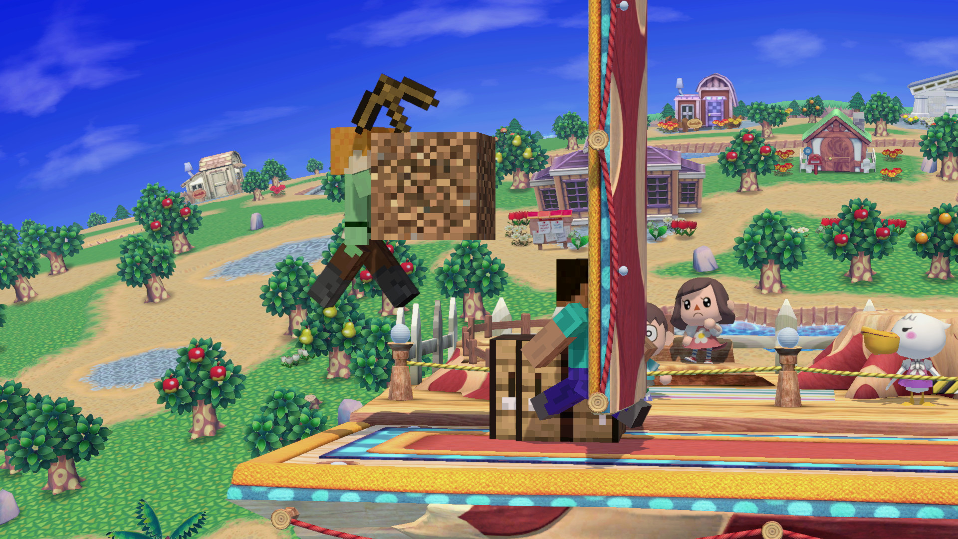 Destructive Smashville Mod for Super Smash Bros. Ultimate | SSBU Mods